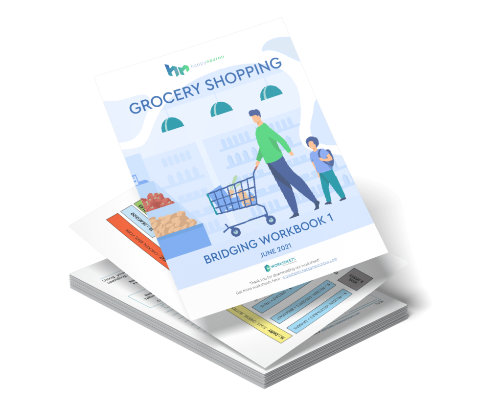 Grocery Shopping Worksheets - Life Skills Packets | Printable PDF