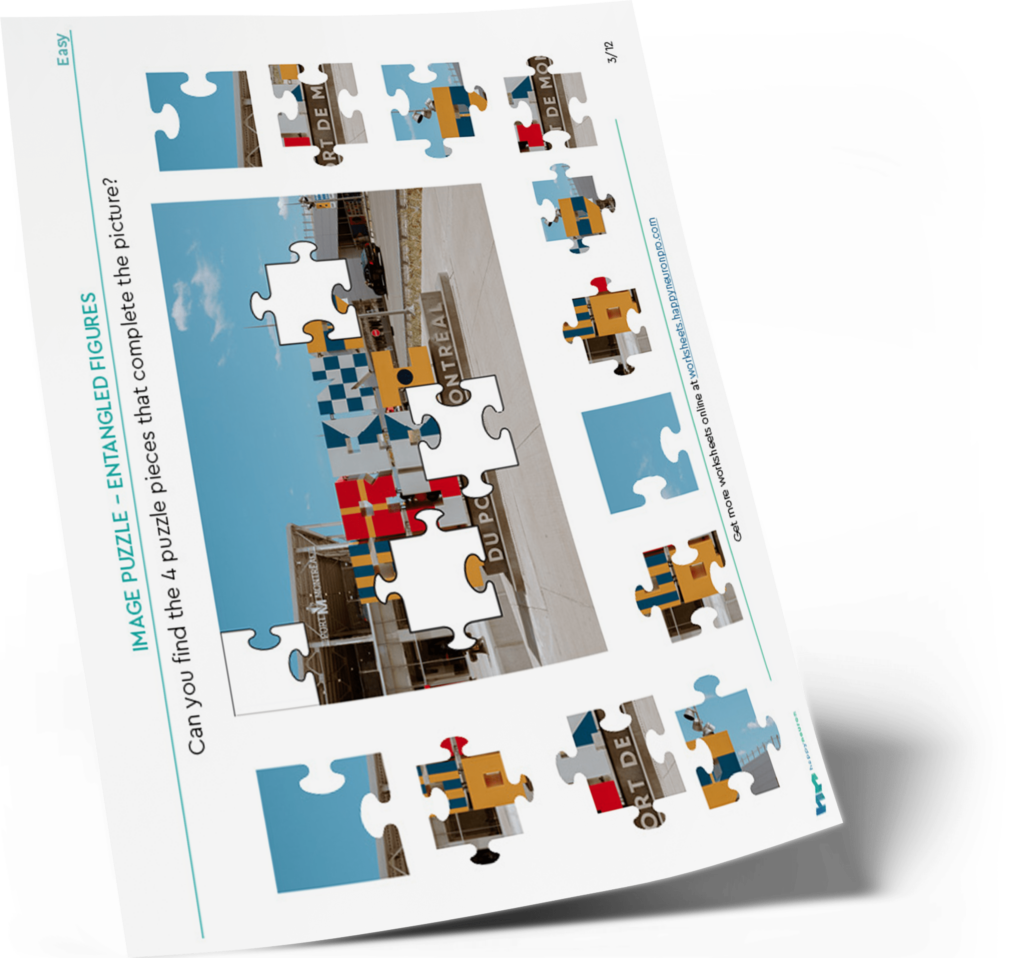 Free Cognitive Worksheets | Great for Adults & Kids - PDF