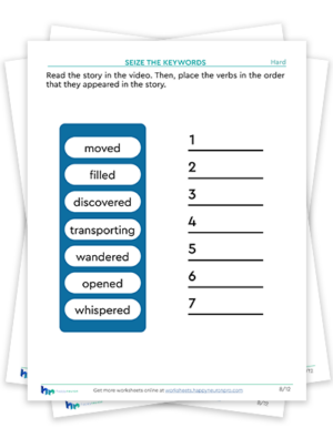 Visual Attention Worksheets & Activities | Science-based - PDF