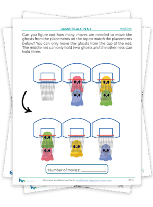 Visual-spatial Worksheets - HappyNeuronPro Worksheets