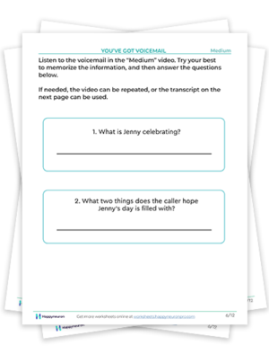 Free Executive Function Worksheets | Download and Print Today