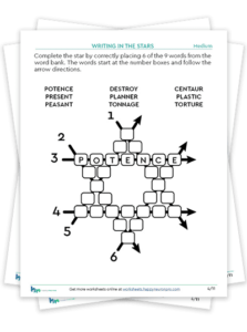 Mini-packet #21 - HappyNeuronPro Worksheets