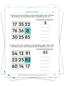 Mini-packet #20 - HappyNeuronPro Worksheets