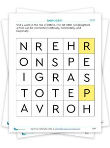 Verbal Memory Worksheets | HappyNeuronPro Worksheets