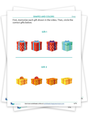 Visual Attention Worksheets & Activities | Science-based - PDF