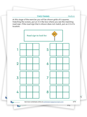 Cognitive Flexibility Worksheets Printable PDF | HappyNeuron Pro