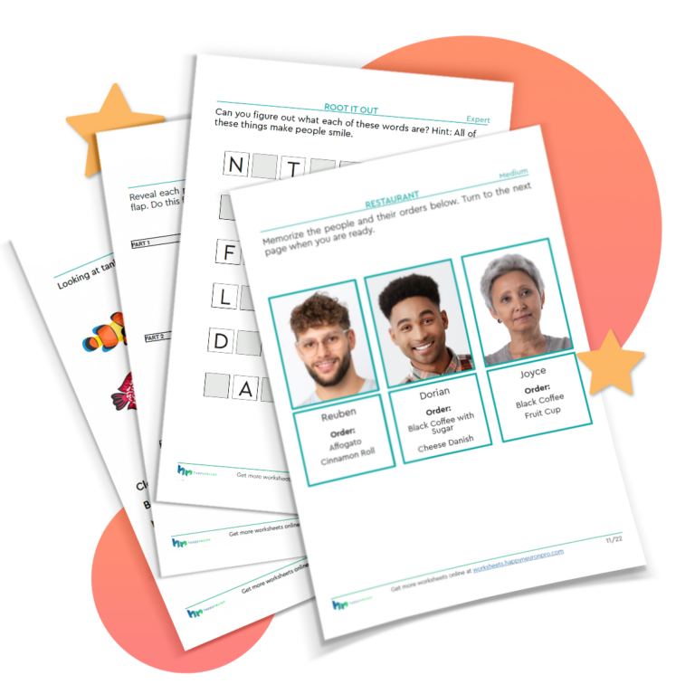Shop HappyNeuron Pro Worksheets - Official Store