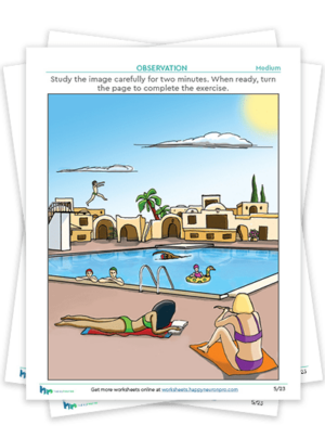 Visual Attention Activities to help with Paying Attention | PDF