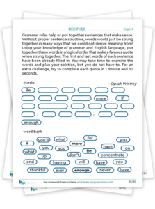 Short-term Memory Exercises for Adults + Kids | PDF