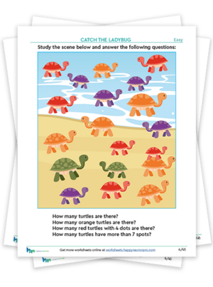 Visual-spatial Worksheets - HappyNeuronPro Worksheets