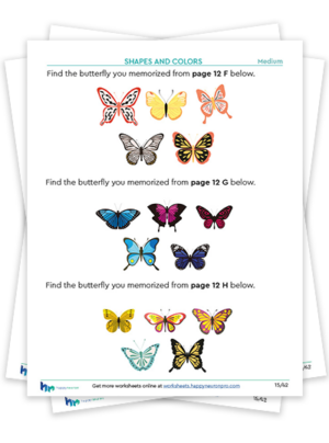 Short-term Memory Exercises for Adults + Kids | PDF