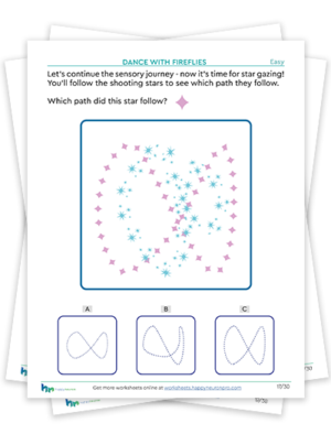 Visual Attention Worksheets & Activities | Science-based - PDF