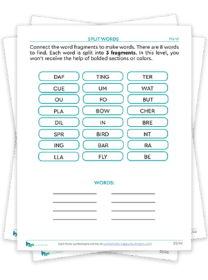 Cognitive Worksheets for Adults with Brain Injury | PDF