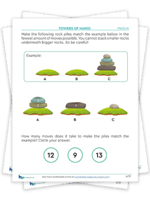 Worksheets for Adults with Learning Disabilities - HappyNeuron Pro