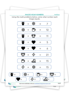 Mathematical Cognition Worksheets | Life Skills Math Activities PDF