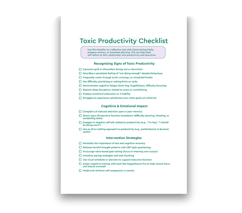 Other Printables - HappyNeuronPro Worksheets